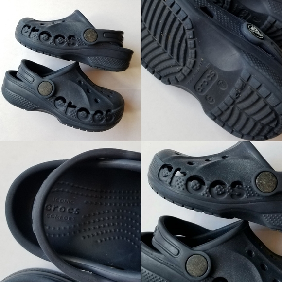 CROCS | Shoes | Crocs Navy Toddler Slip On Clog Shoes 7c | Poshmark